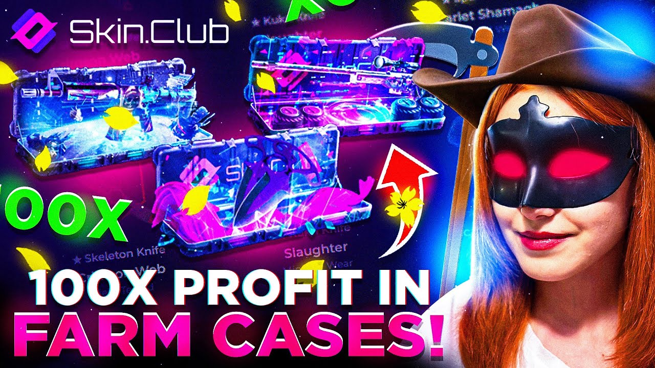 SKINCLUB HUGE PROFIT IN FARM CASES !! | SkinClub Promo Code 2024 ...