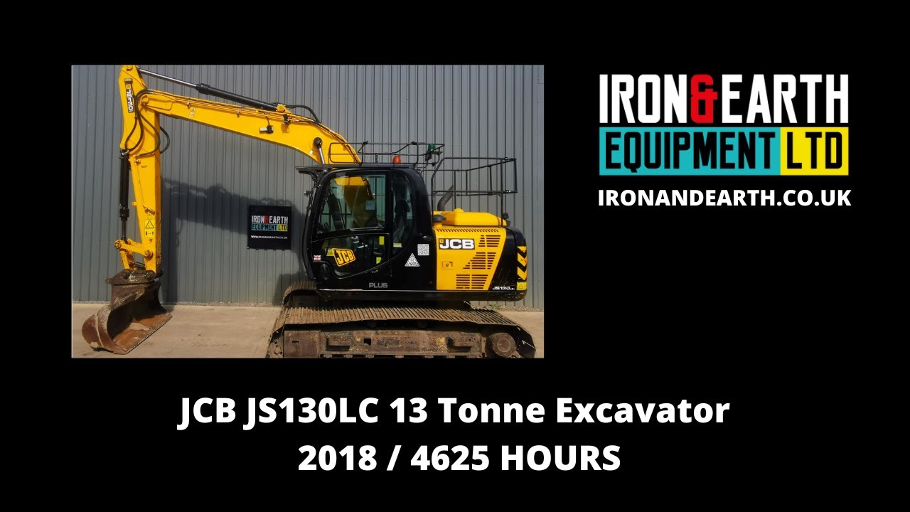 2018 JCB JS130LC+ 13 Tonne Excavator - YouTube