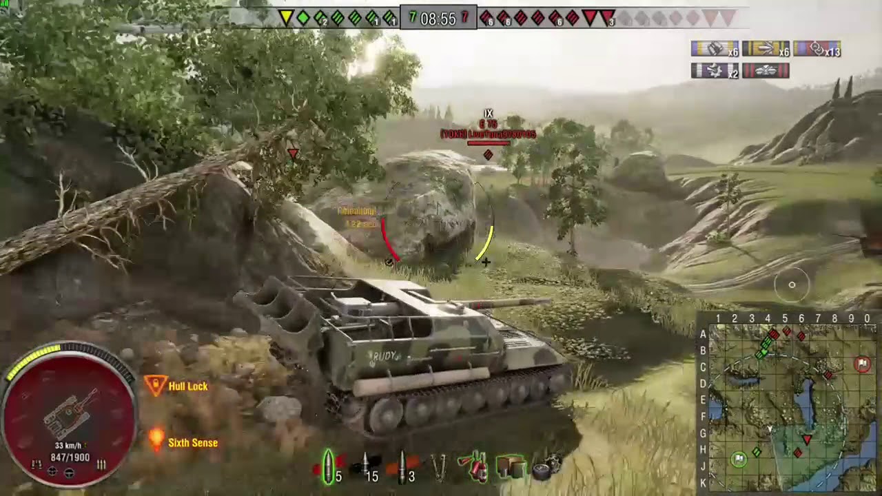 World of Tanks Console Object 263 - 9,400 Damage - YouTube