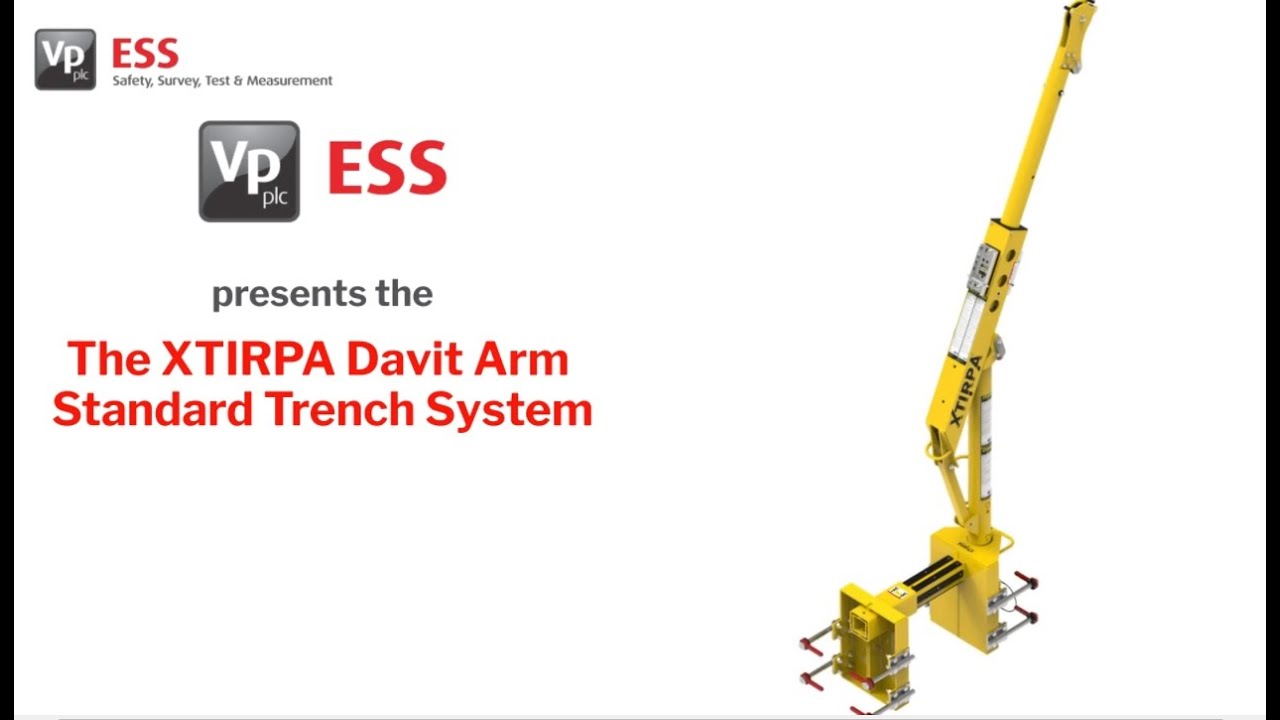 XTIRPA Davit Arm Standard Trench System | Vp ESS - YouTube