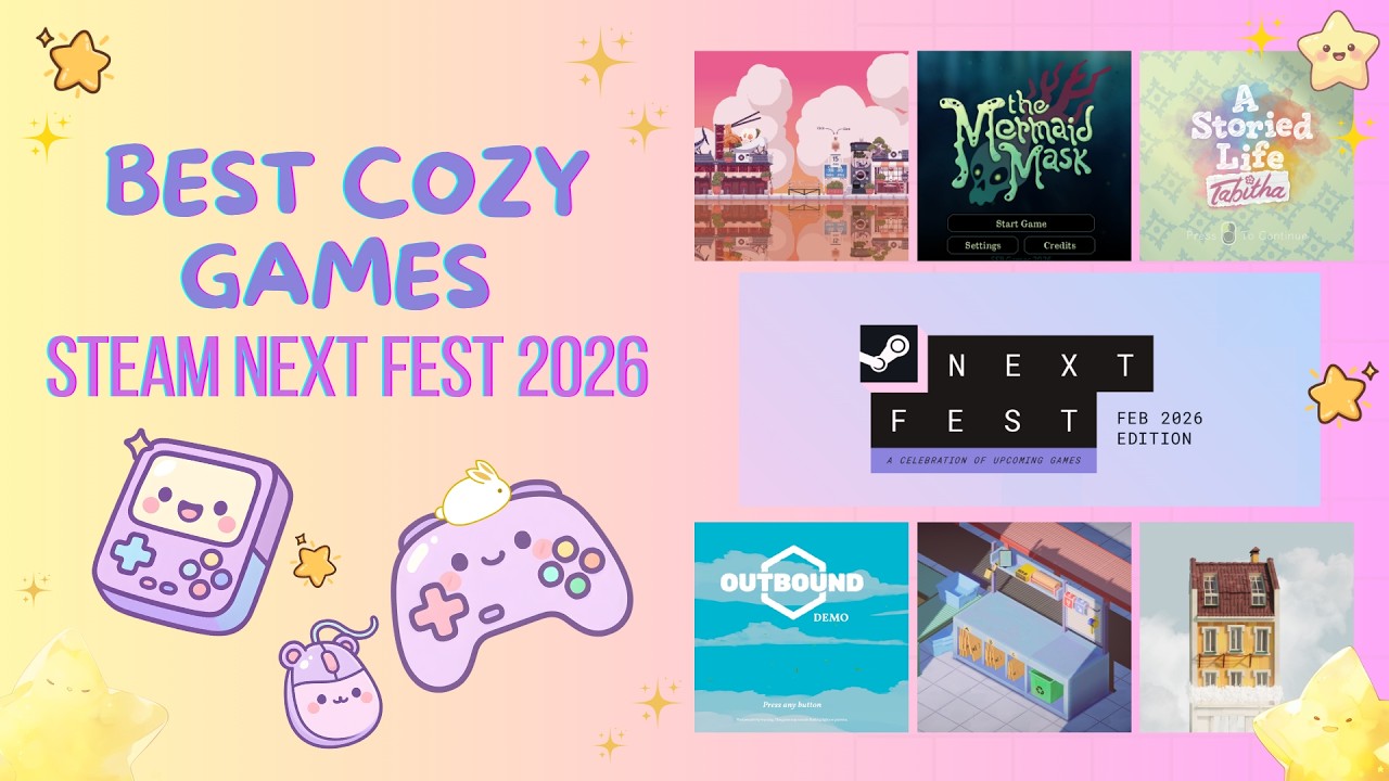 Top 8 Cozy Games from Steam Next Fest You Need to Wishlist 🍂 - YouTube