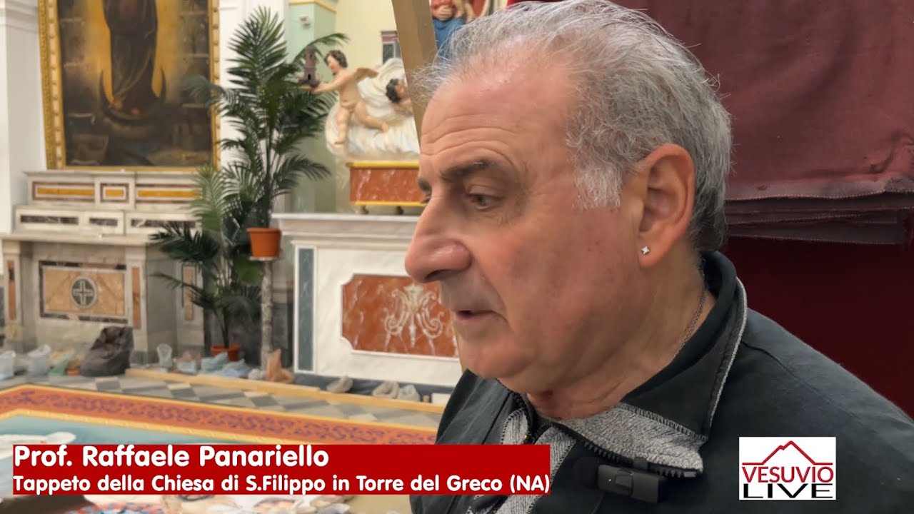 Intervista prof. Raffaele Panariello, tappeto chiesa di S.Filippo ...