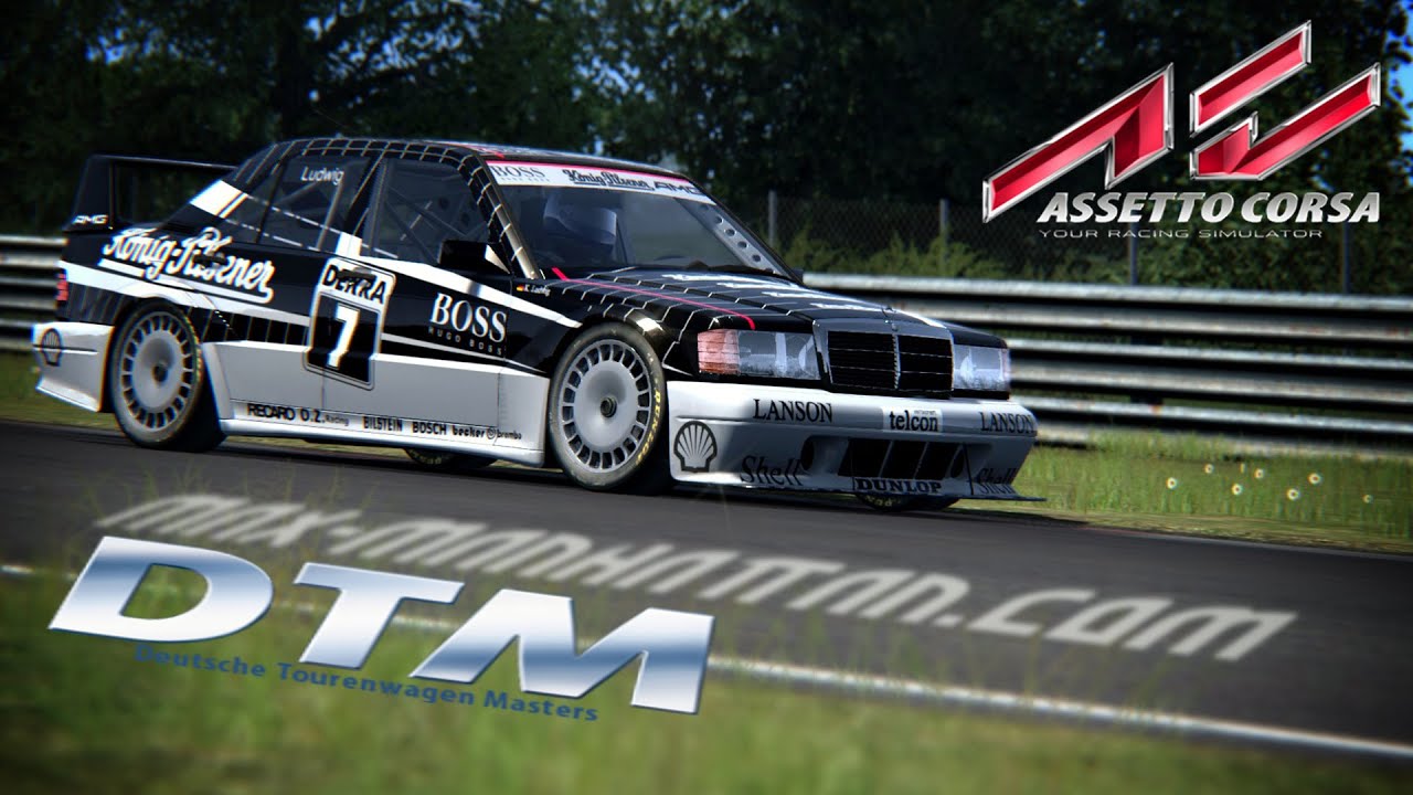 Assetto Corsa - Classic DTM RACE at Norisring with Mercedes-Benz 190E ...