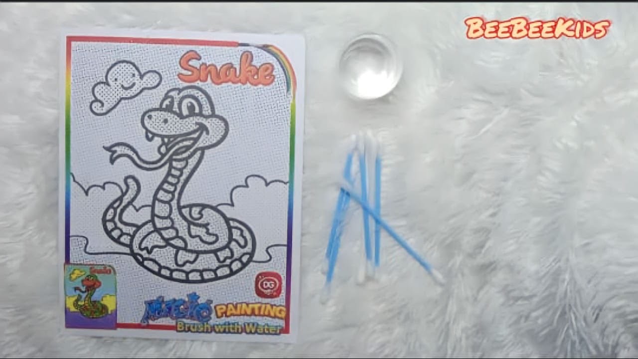 Magic Painting With Water | Lukisan Ajaib - YouTube