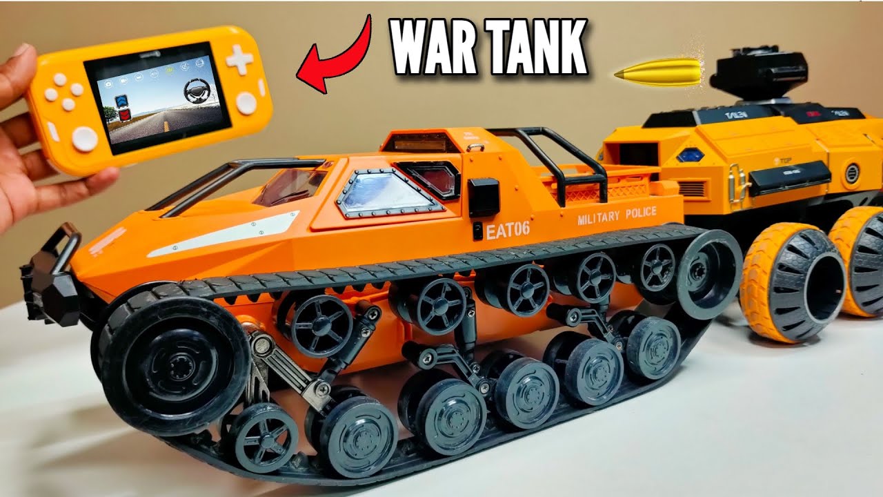 RC Mars Rover Tank Vs Fastest Eachine EAT06 Tank Unboxing & Fight ...