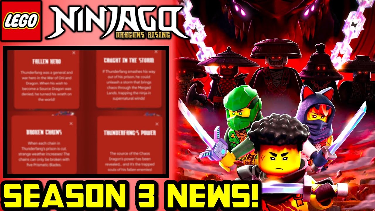 A LOT of Season 3 News! 🐲 New Poster, Story Details and DELAY? Ninjago ...
