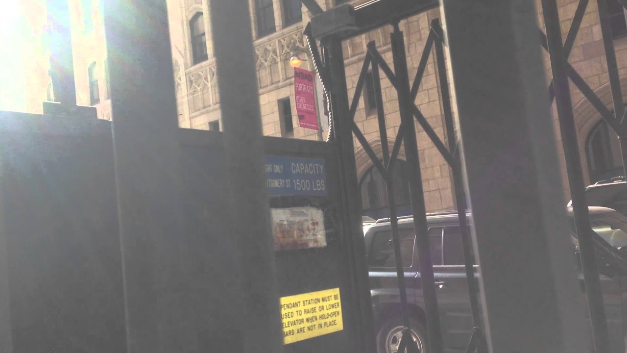 A Look at an Unknown Sidewalk Lift at Alexander Building in San ...