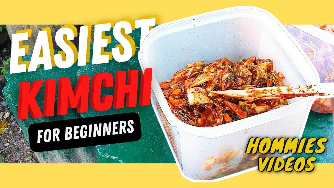 Making Easy and Simple Kimchi for Beginners at Home| 6-MINUTE VIDEO OF ...