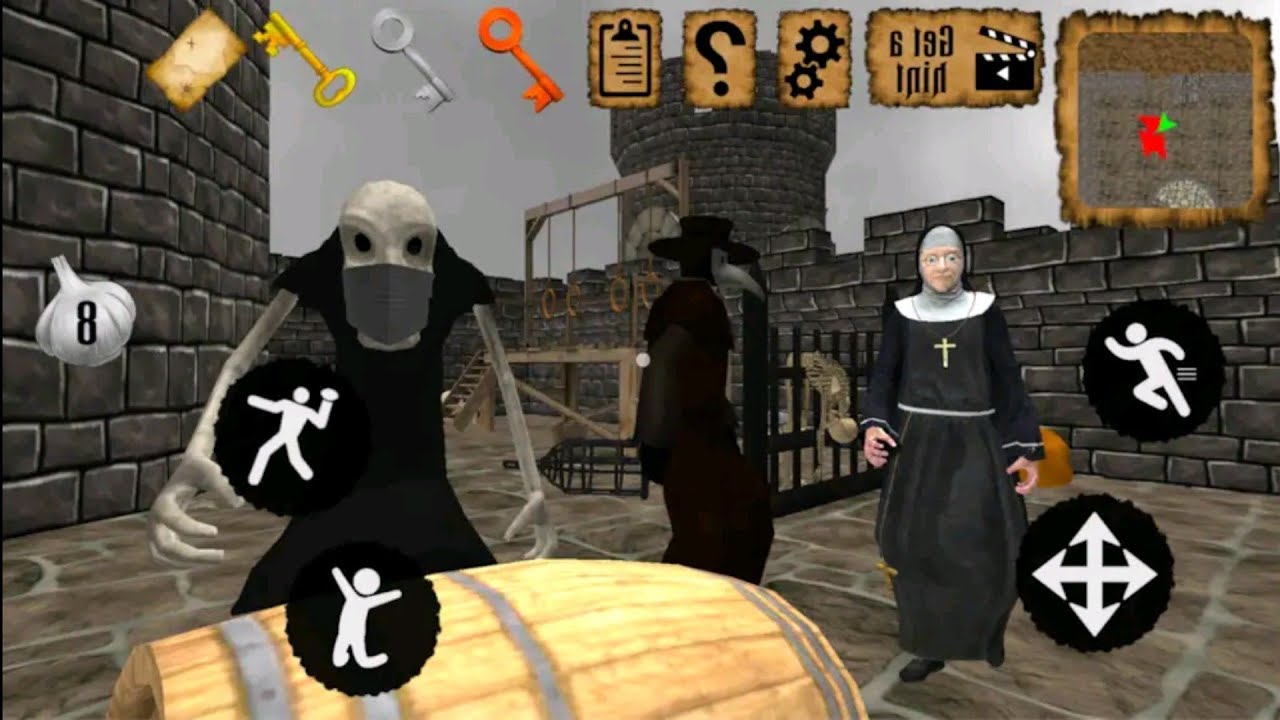 Plague Doctor Neighbor Scary Nun and Grim Escape | Levels 11 - 15 ...