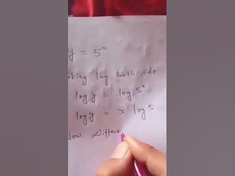 derivative of a number raised to the power x - YouTube