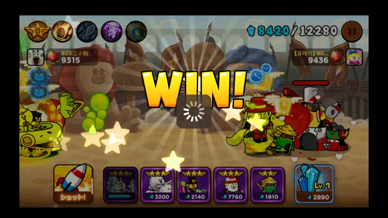 LINE RANGERS Battle (rank 39) - YouTube