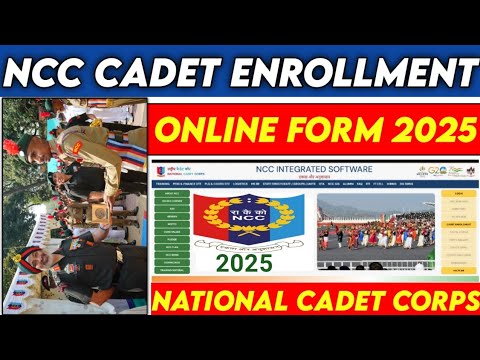 NCC Cadet Enrollment Online Ragistration Form Fillup 2025🔥 NCC Form ...