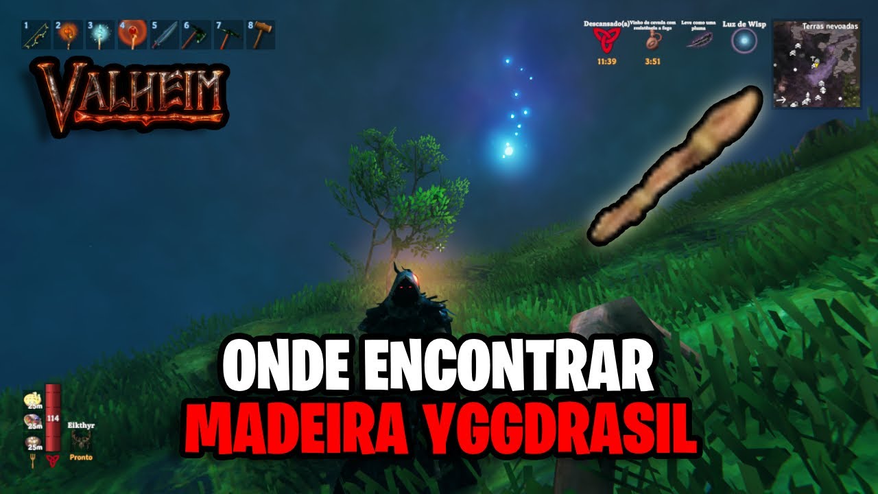 VALHEIM DICAS, ONDE ENCONTRAR MADEIRA YGGDRASIL FACIL E RAPIDO. - YouTube