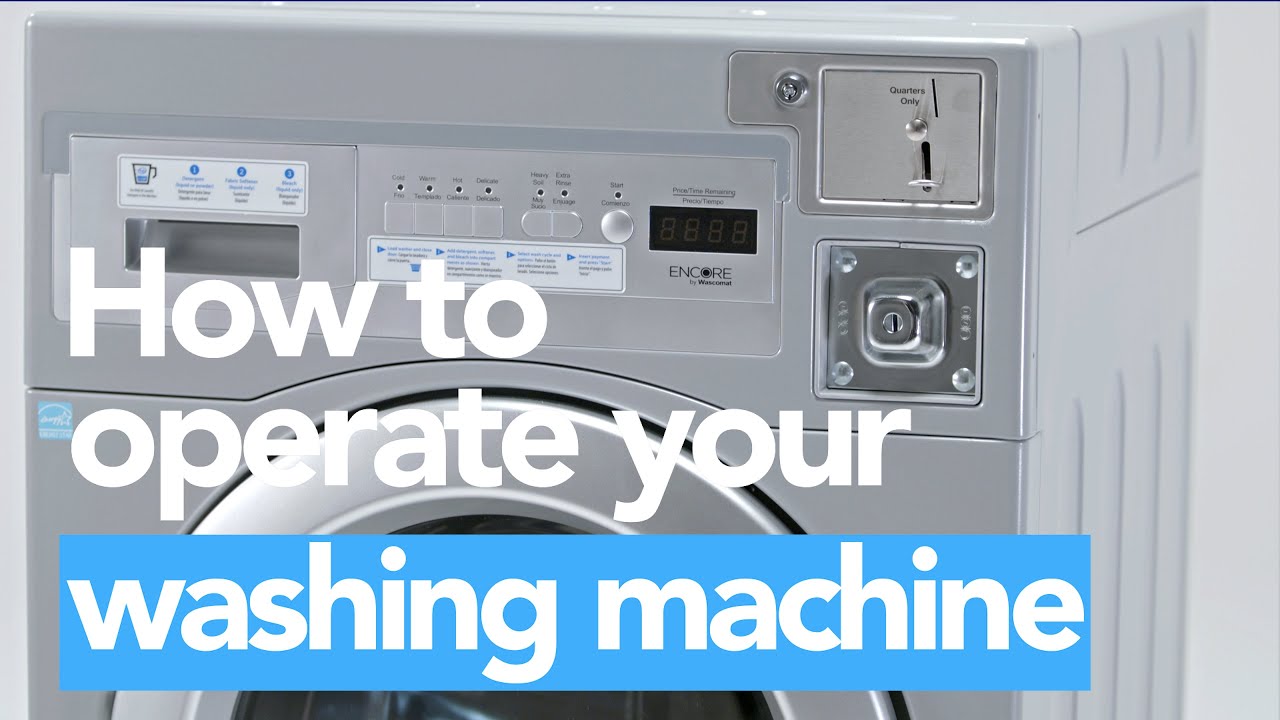 How to Use and Operate Your Encore Washer | Encore by Laundrylux - YouTube