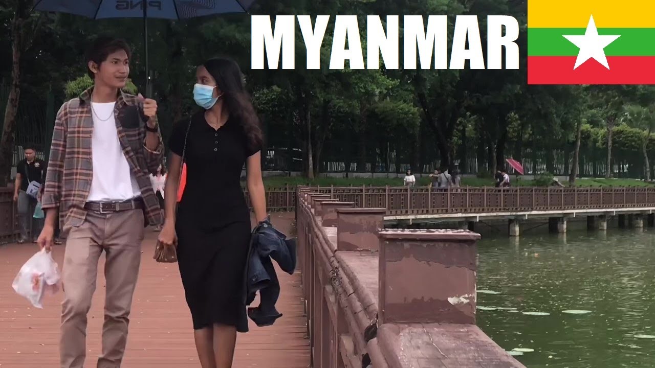 🇲🇲 MYANMAR People Enjoy Life In A Beautiful Place Of YANGON - YouTube