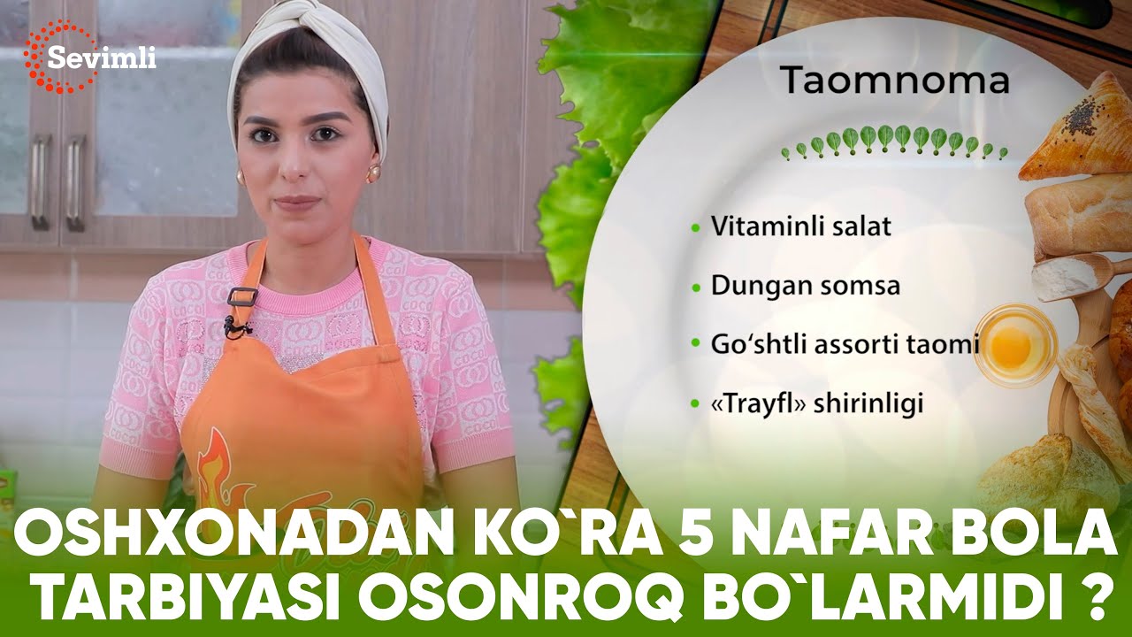 OLOV PAZANDA 101-MAVSUM 5-QISM OSHXONADAN KO`RA 5 NAFAR BOLA TARBIYASI ...