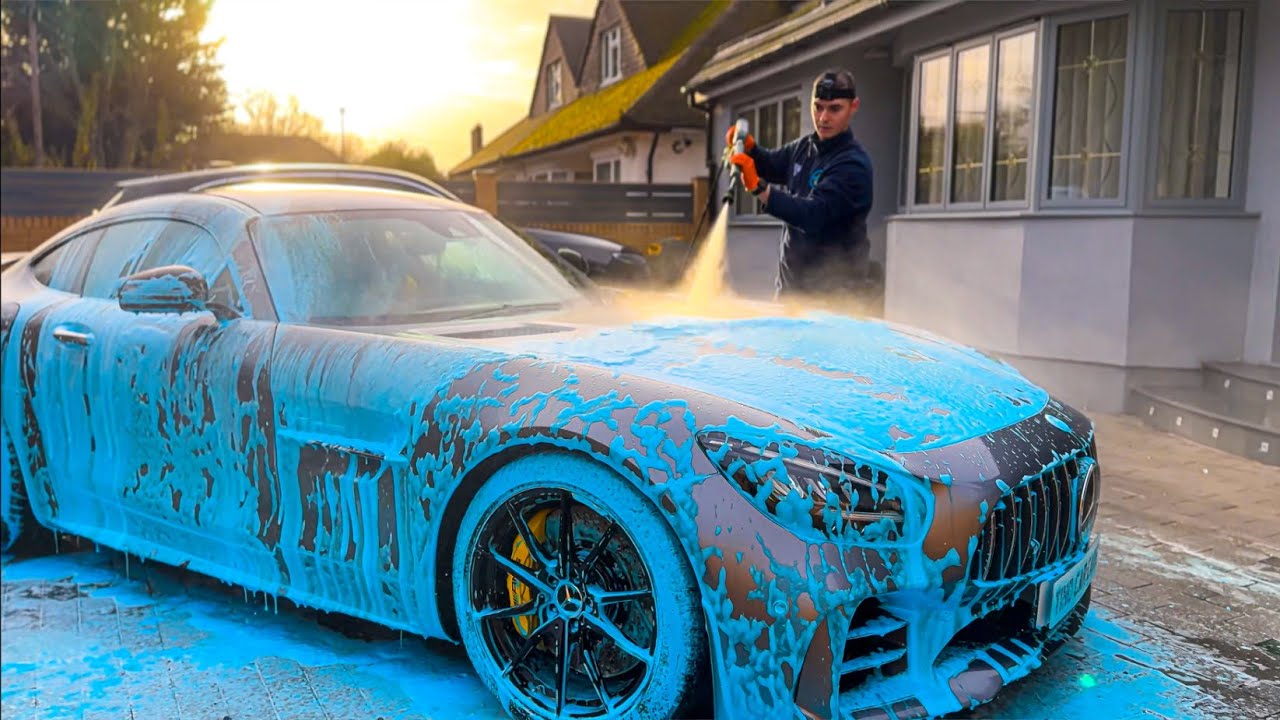 The Satisfying Process of: Super Car Cleaning - YouTube