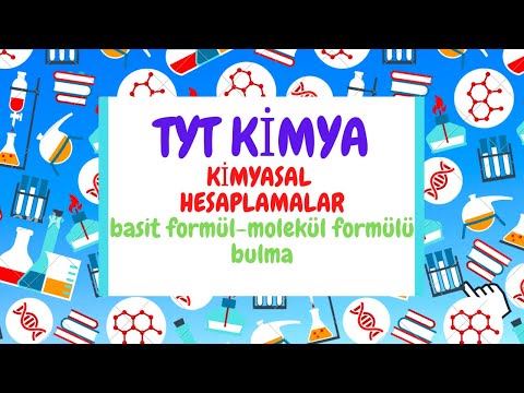 FORMÜL BULMA PROBLEMLERİ  ( Tyt Kimya 2021 )