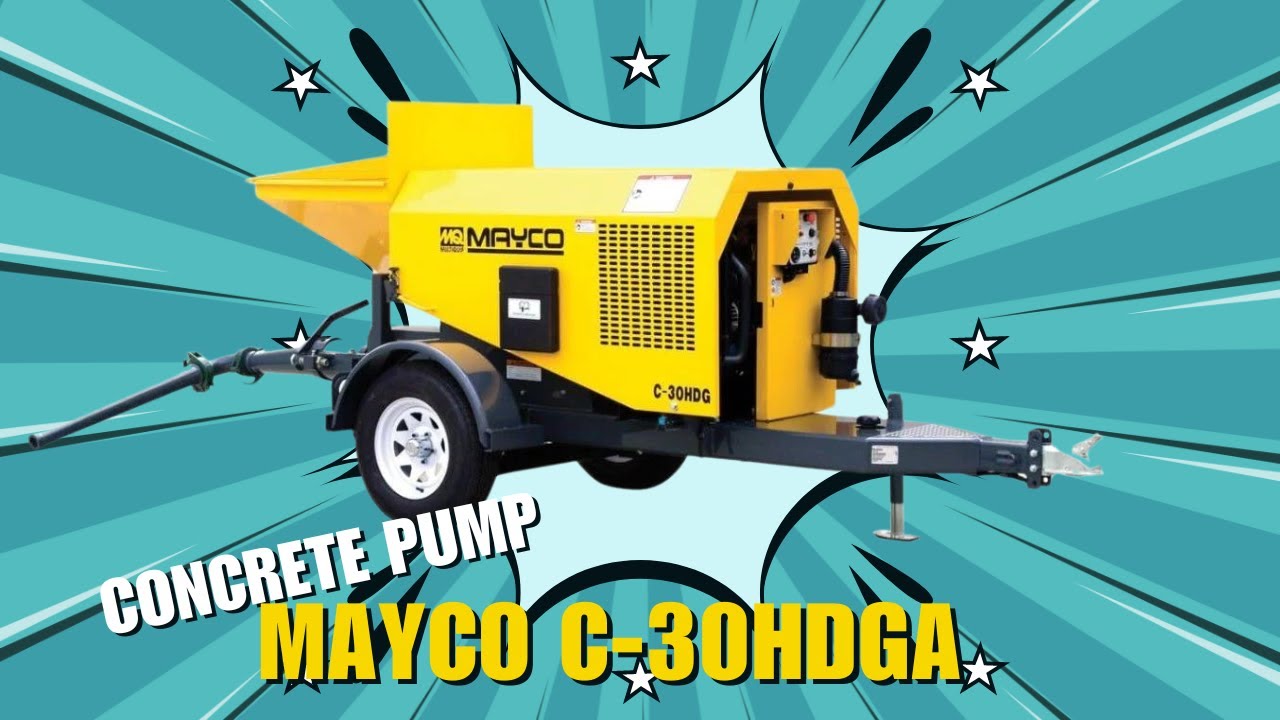 📈 Discover the New Mayco C-30HDGA: Advanced Concrete Pumping Technology ...