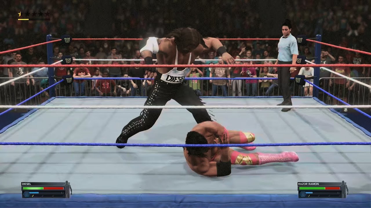 WWE 2K23 diesel vs razor Ramon - YouTube
