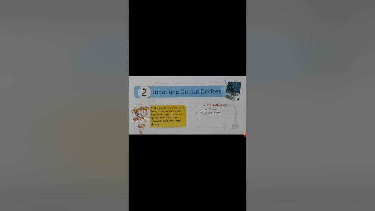 C-V Ch-2 Input and Output Devices - YouTube