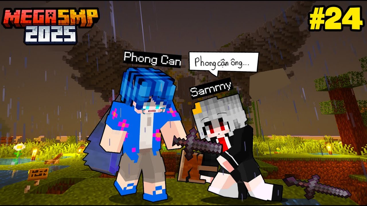 SAMMY BỊ PHONG CẬN LẤY MẤT TIM TRONG MEGA SMP MINECRAFT | TẬP 24 MẤT ...