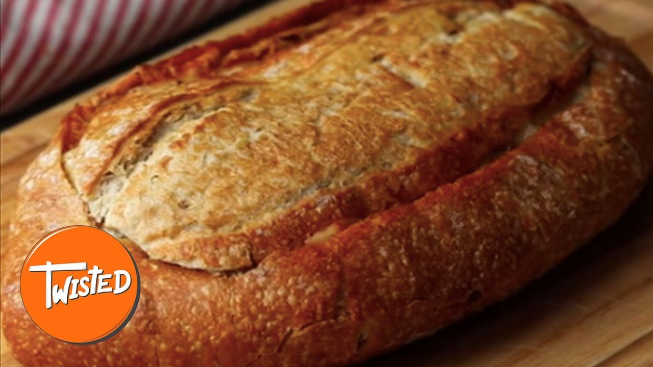 How To Make Cheesy BBQ Chicken Shooters Sandwich | Twisted - YouTube