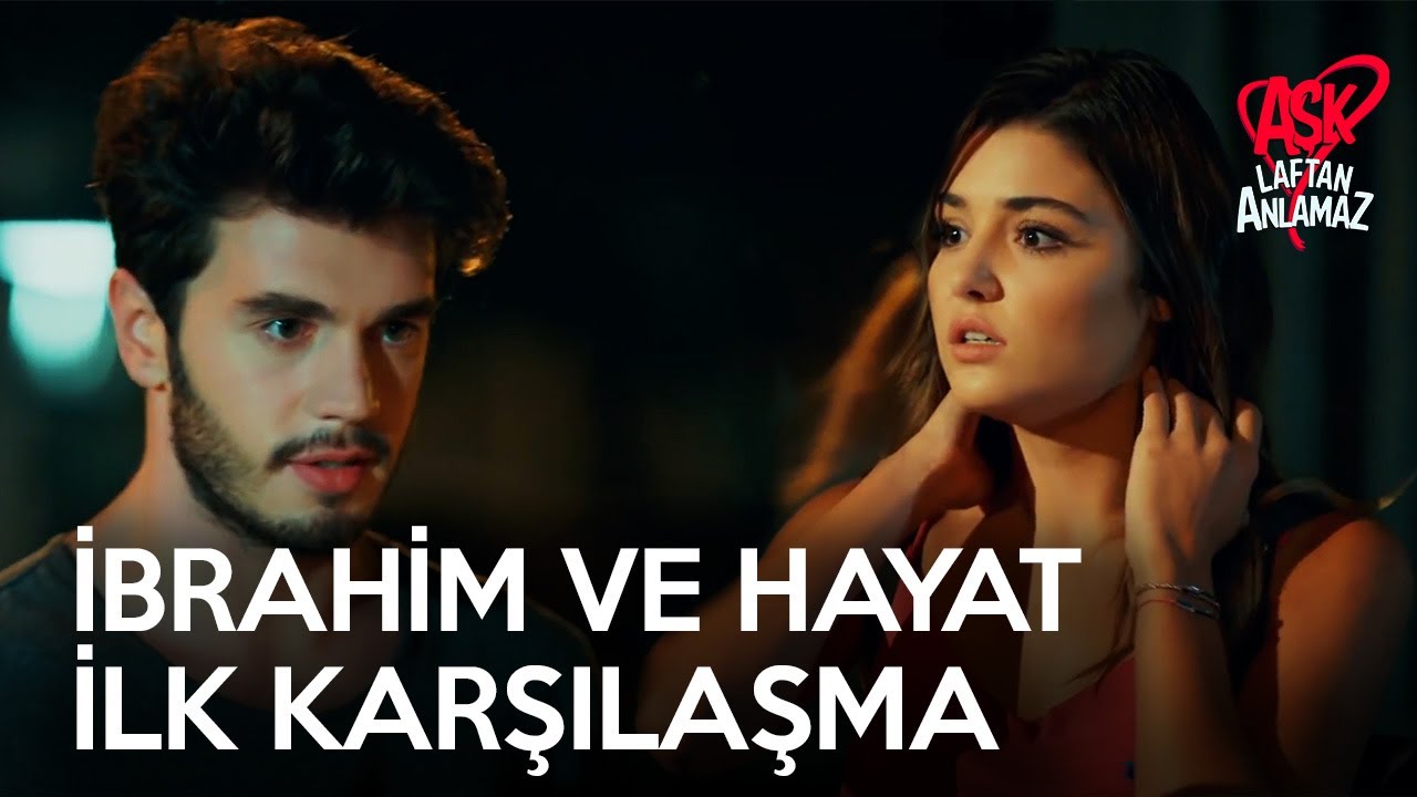 Hayat ve İbrahim'in ilk karşılaşması 😲 | Aşk Laftan Anlamaz 9.Bölüm ...