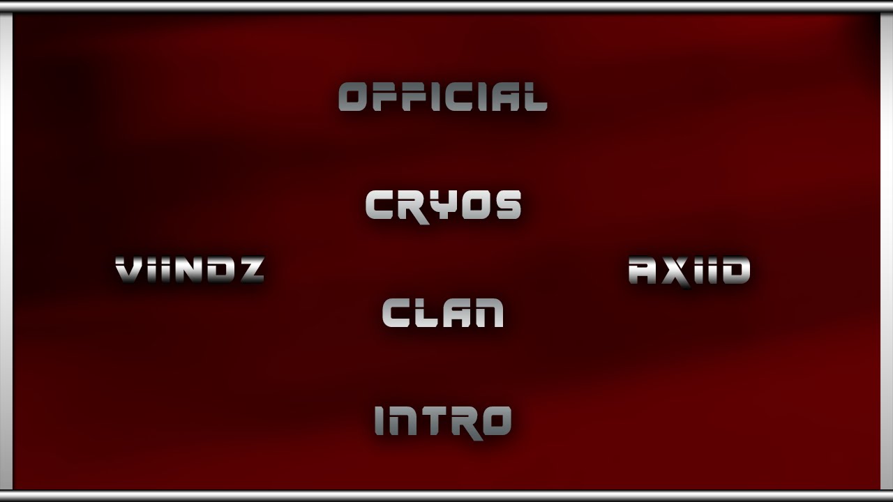 Official Cryos Intro ★ - YouTube