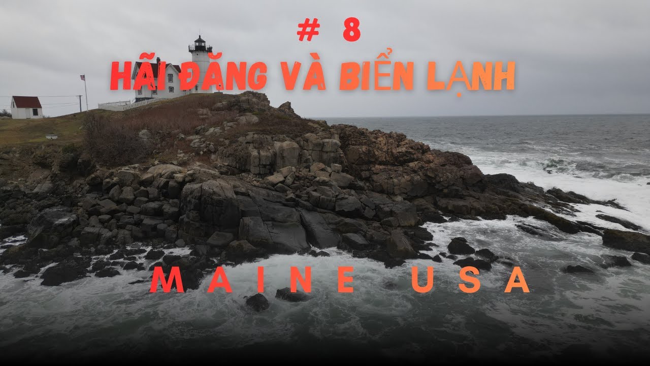# 8 Hãi đăng và biển đá lạnh của tiểu bang Maine cuối thu. - YouTube