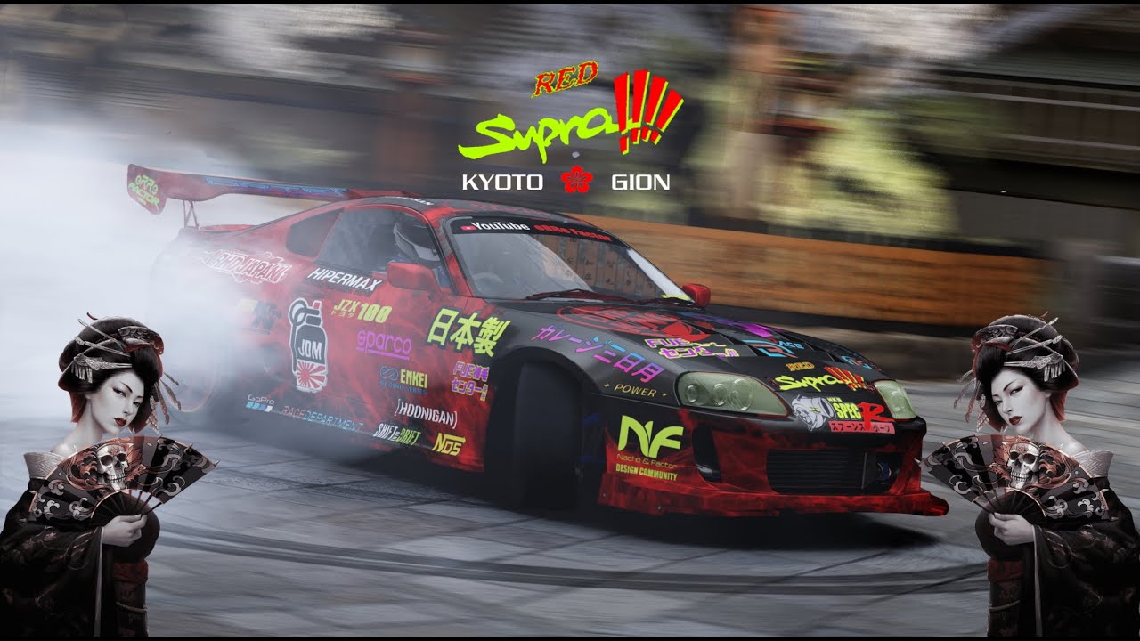 Skin Red Supra!!!! Toyota Supra A80 - Assetto mod Wdt2020 - YouTube
