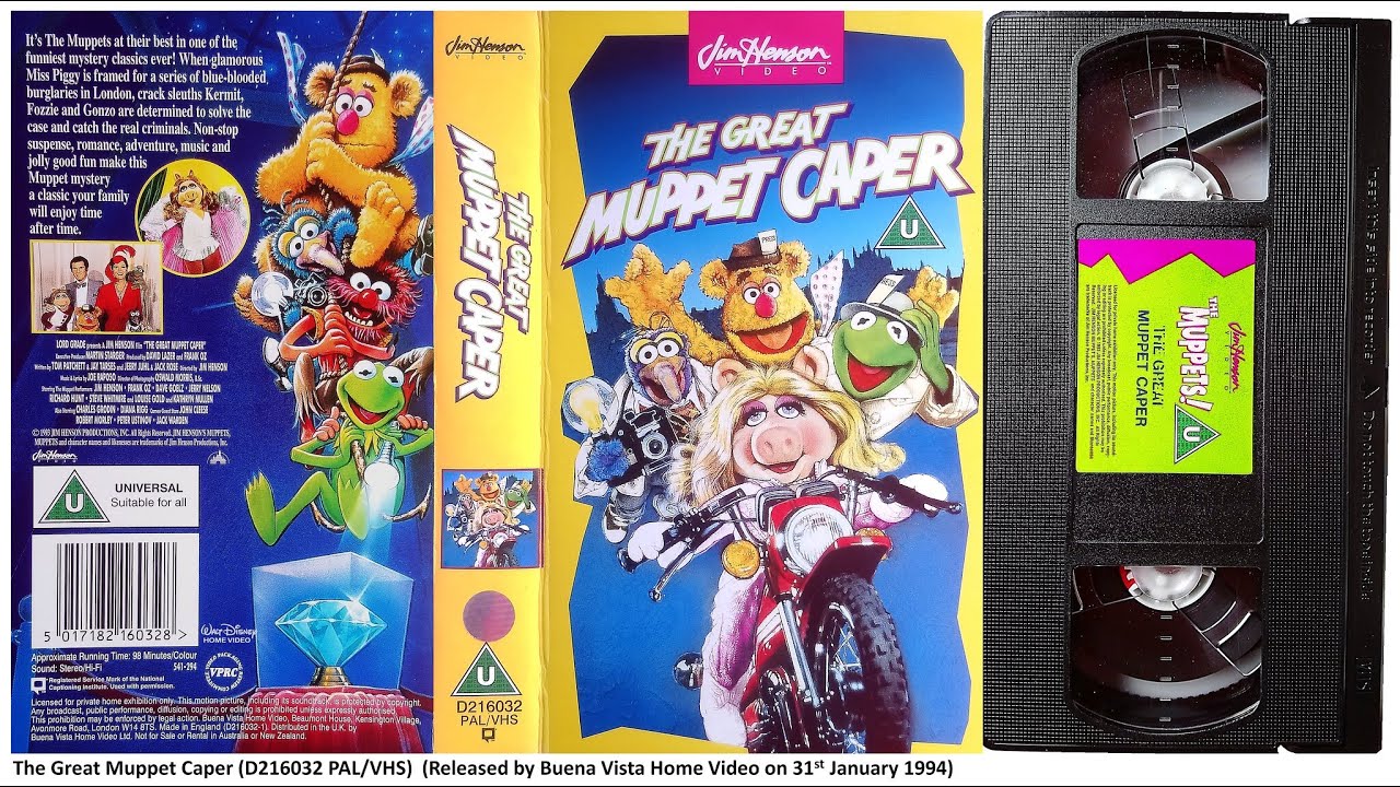 The Great Muppet Caper (31st January 1994 - UK VHS) - YouTube