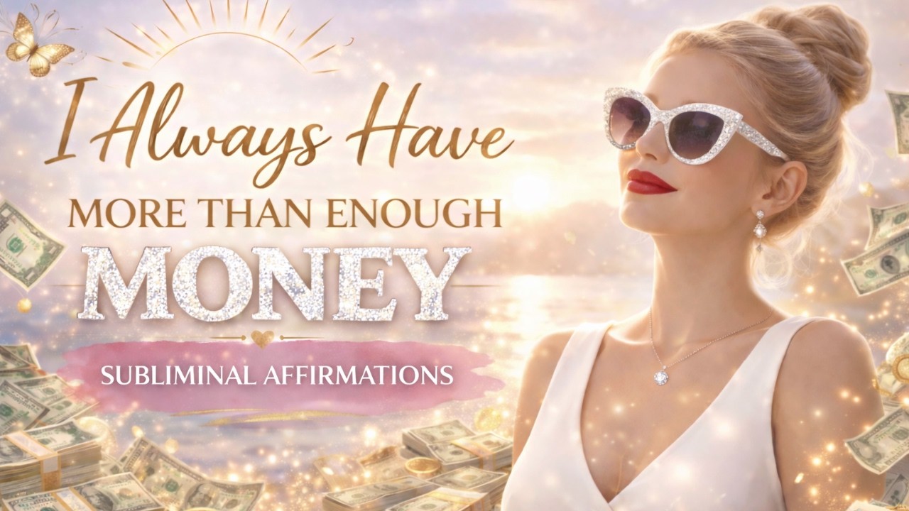 I Always Have More Than Enough Money 💸 | Subliminal Affirmations for ...