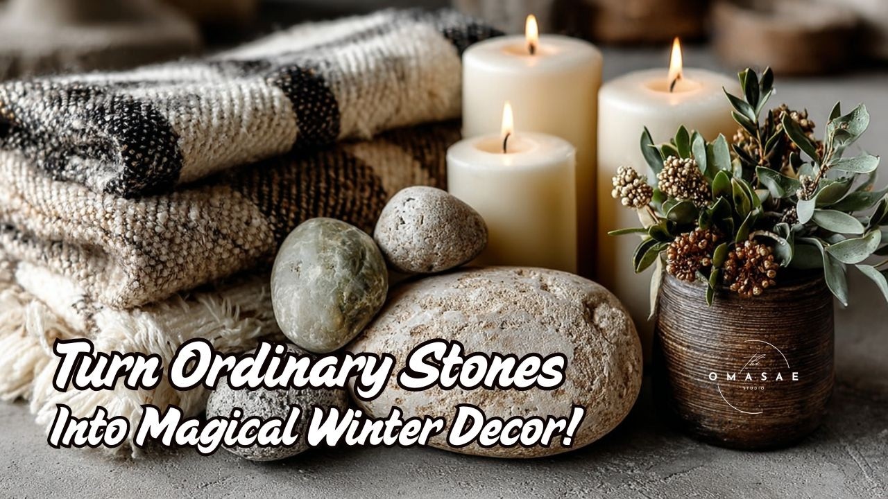Turn Ordinary Stones Into Magical Winter Decor! - YouTube