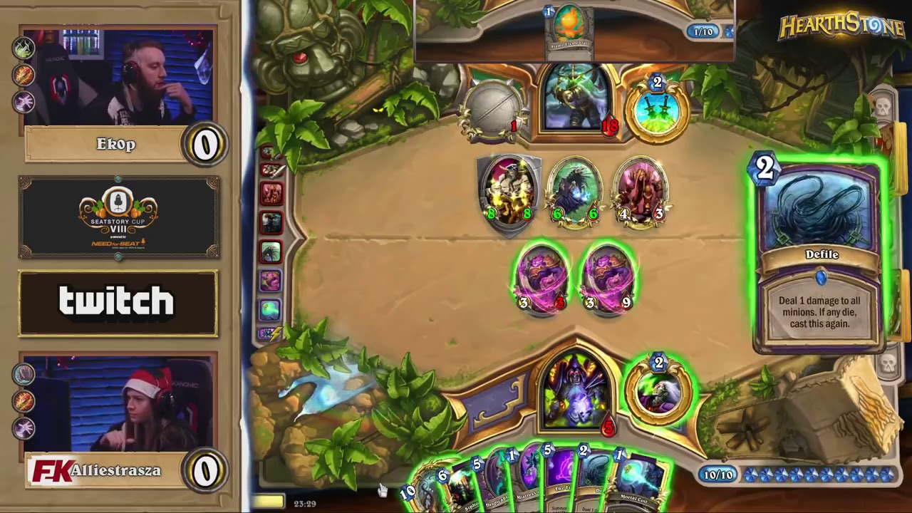 Hearthstone Ek0p vs Alliestrasza SeatStory Cup VIII 1 - YouTube