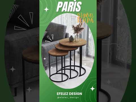 PARİS 3 LÜ ZİGON SEHPA KURULUM VİDEOSU