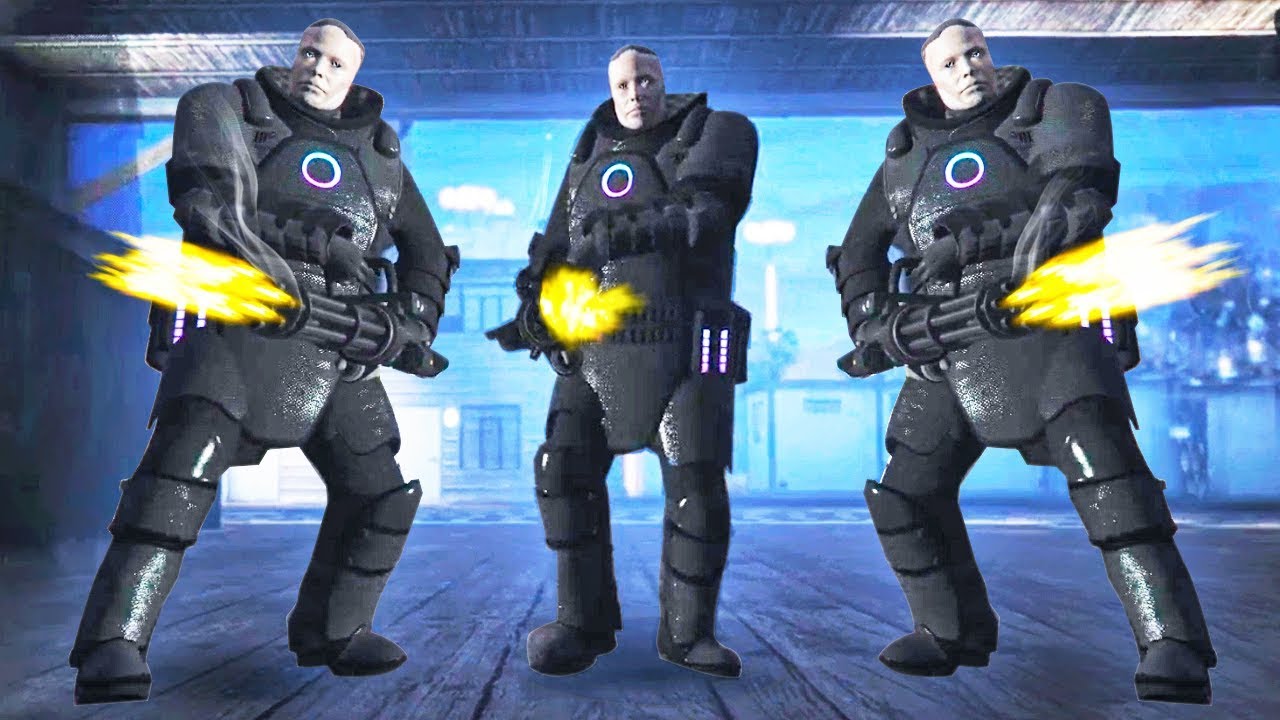 INVISIBLE JUGGERNAUT ARMOUR SUPER SOLDIERS! (GTA 5 DLC) - YouTube