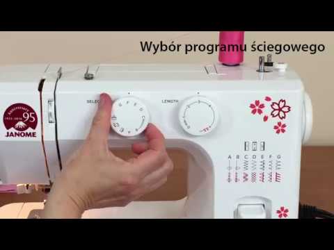 Maszyna do szycia Janome Sakura 95 - obsługa maszyny w 4 krokach