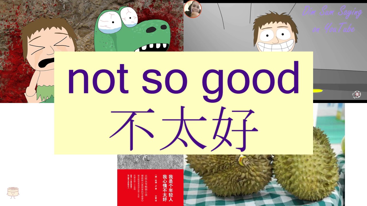 "NOT SO GOOD" in Cantonese (不太好) - Flashcard - YouTube