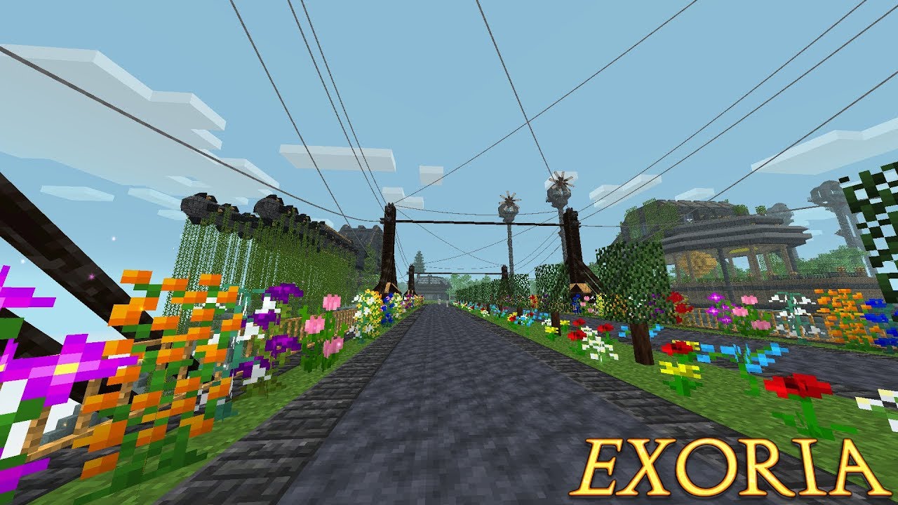 The First Bridge of Exoria : Exoria Lp Ep #21 Minecraft 1.12 - YouTube