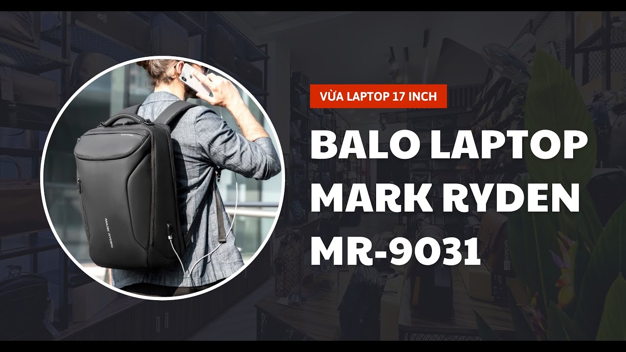 BALO LAPTOP 17 INCH MARK RYDEN COMPACTO PRO MR-9031 - YouTube
