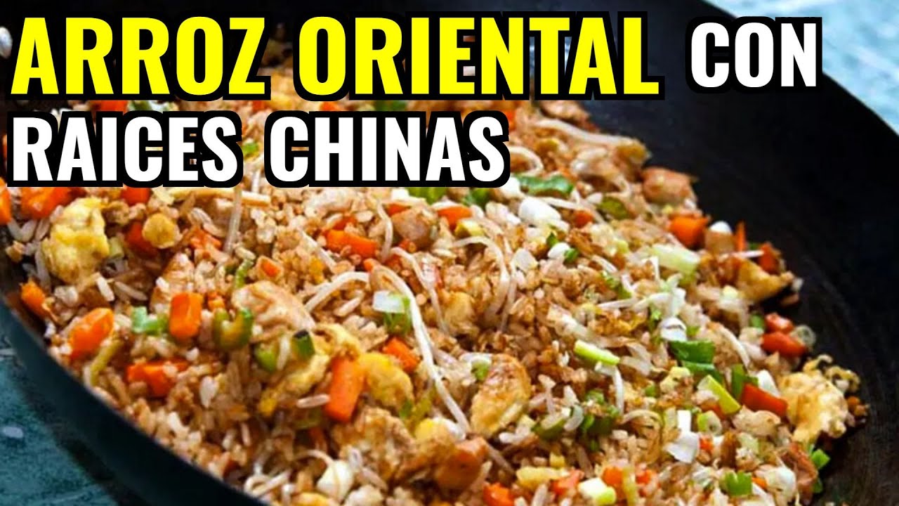 👩‍🍳 Receta Arroz Oriental con Raices Chinas | Como Hacer Arroz Oriental ...