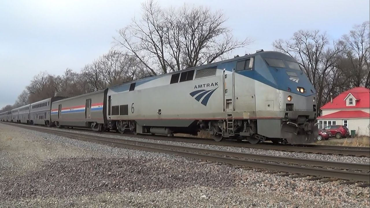 AMTK 6 Pulls Amtrak #6 by Itself - YouTube