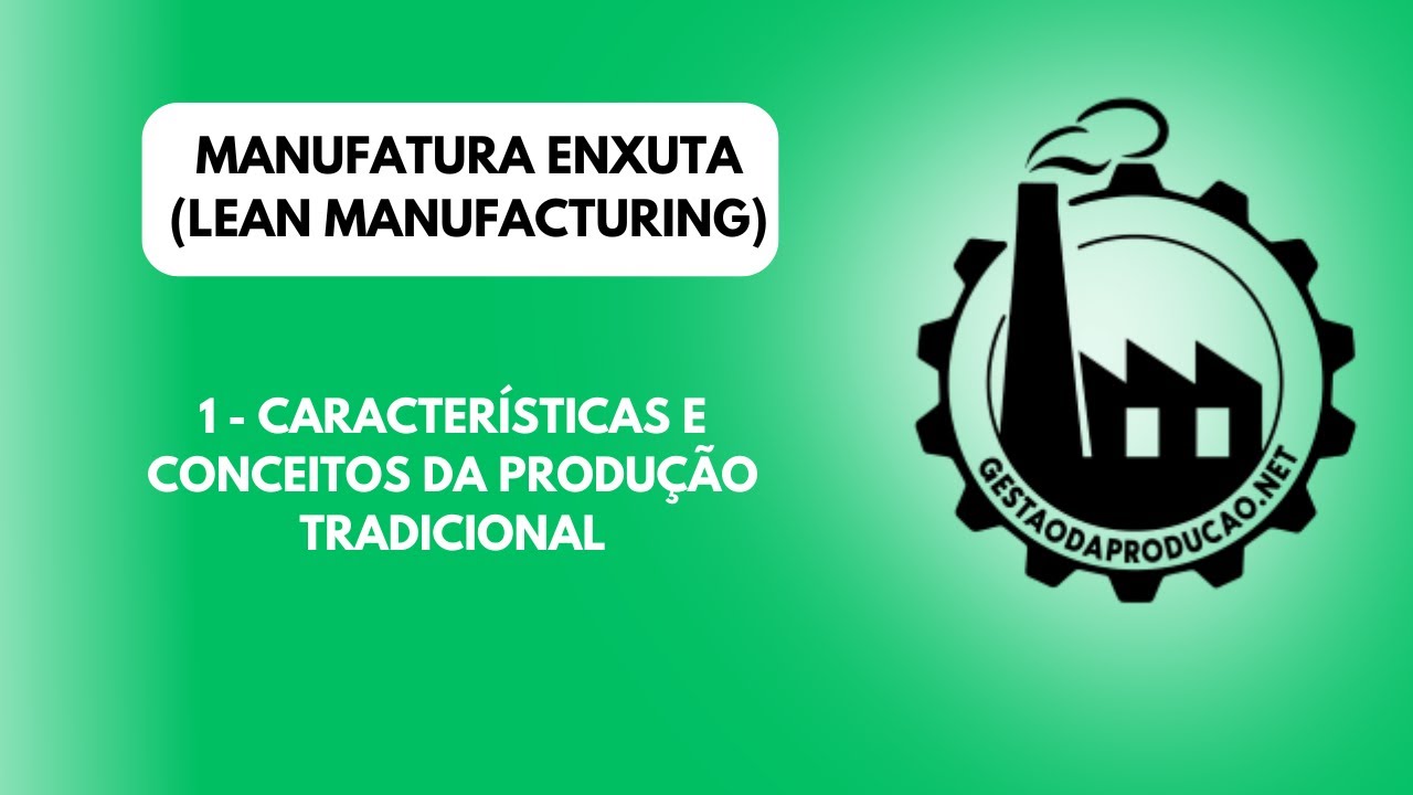 1 - MANUFATURA ENXUTA (LEAN): Características e conceitos da produção ...