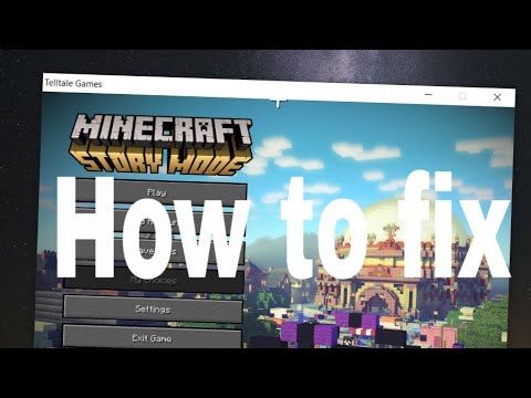 How to fix [Minecraft Story Mode] full screen on (PC) (2020) - YouTube
