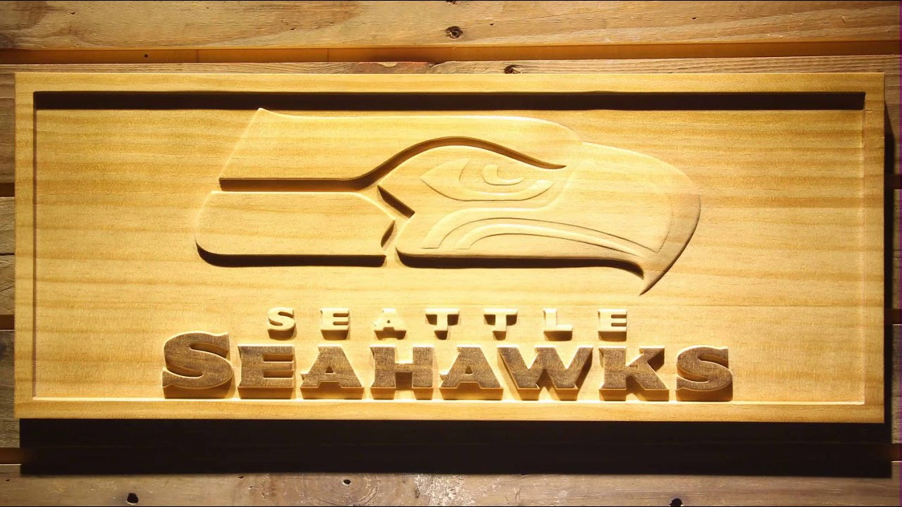 Seattle Seahawks Wood Sign - YouTube