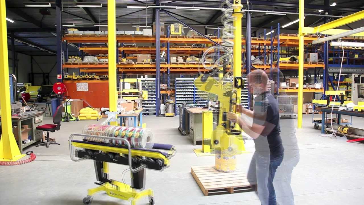 Ergonomic Roll handler RH90 Process, Rotary Action Roll Handler ...