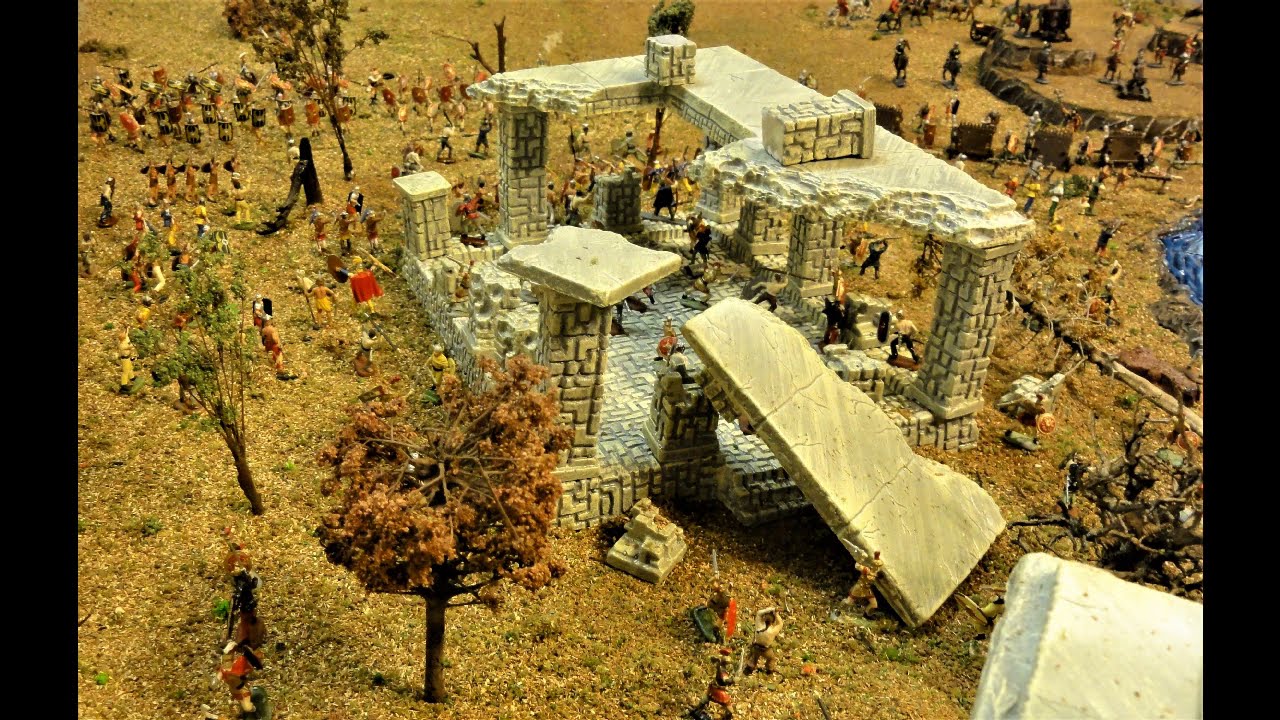 The Barbarians On Edge Of The Roman Empire 1/72 Diorama - YouTube
