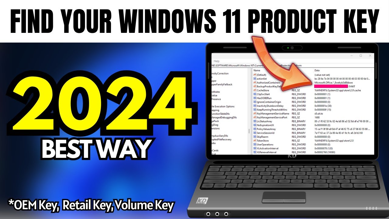 How to Find Windows 11 Product Key in 2024 Find Retail, Volume & OEM ...
