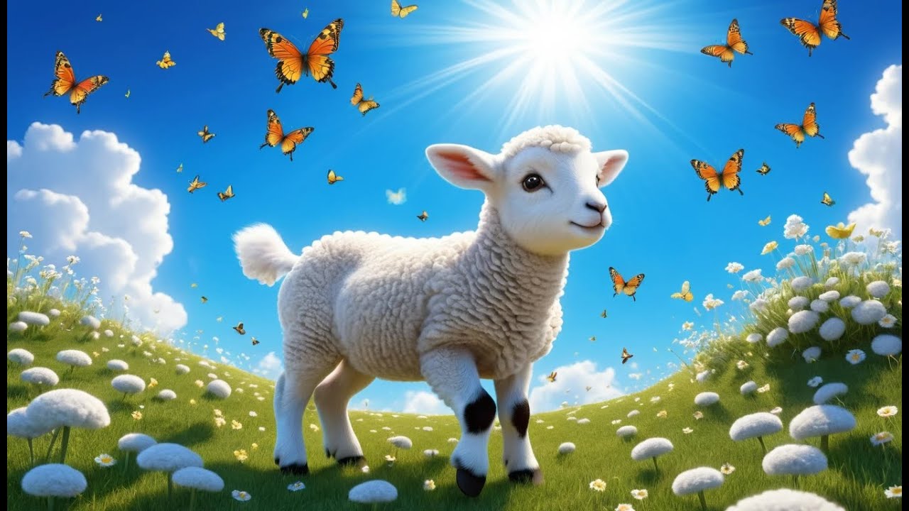 Lambs Play Hide and Seek in the Field | Lamb Rhyme for Toddlers ...